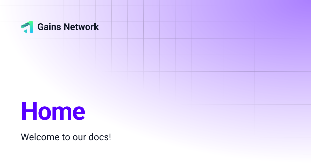 Home | Gains Network